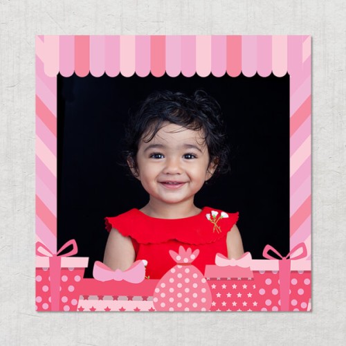 Kids Birthday Wishes: Square Acrylic Photo Frame with Image Printing ...