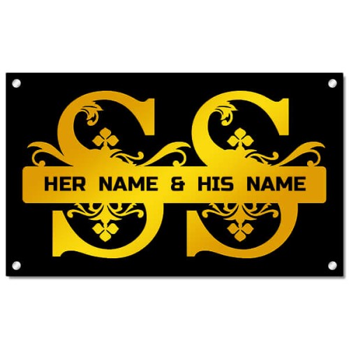 Buy Personalized Vintage Design Sign For Letters SS Couple Premium ...