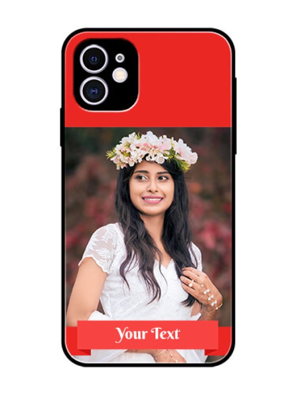 iPhone 11 Custom Glass Phone Case with Photo Printing | Personalized ...