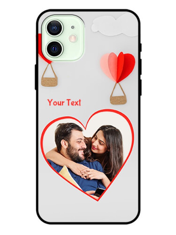 iPhone 12 Custom Glass Phone Case with Photo Printing | Personalized ...