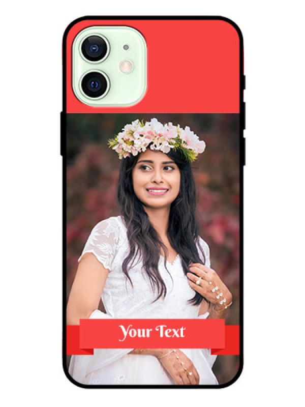 iPhone 12 Custom Glass Phone Case with Photo Printing | Personalized ...