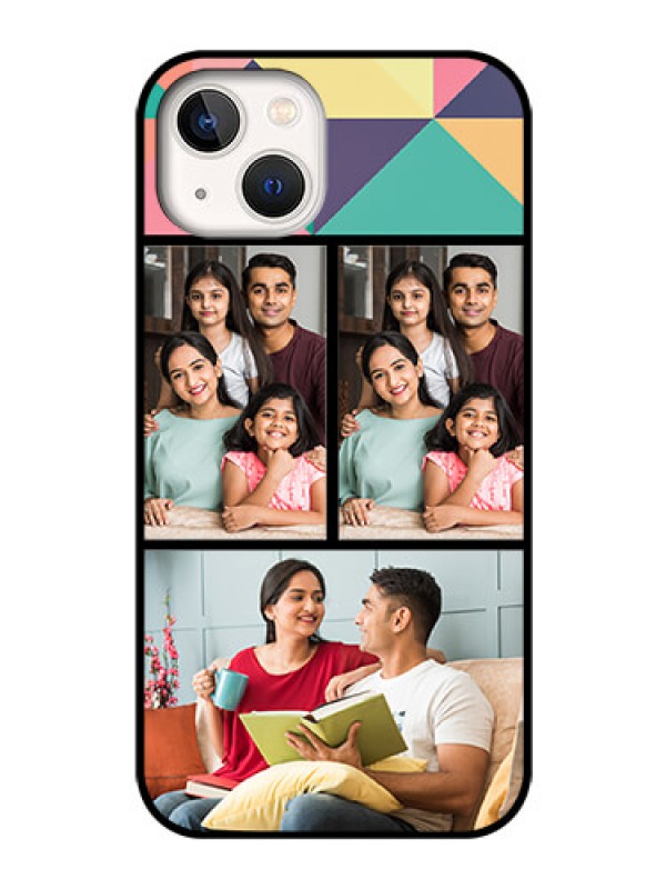 iPhone 13 Custom Glass Phone Case with Photo Printing | Personalized ...