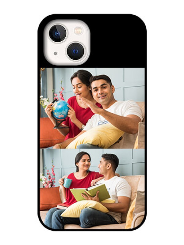 iPhone 13 Custom Glass Phone Case with Photo Printing | Personalized ...