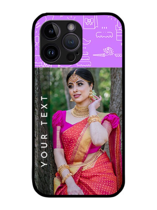 iPhone 14 Pro Custom Glass Phone Case with Photo Printing ...