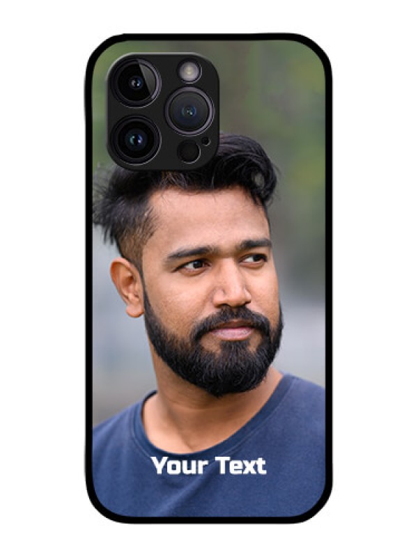 iPhone 14 Pro Custom Glass Phone Case with Photo Printing ...