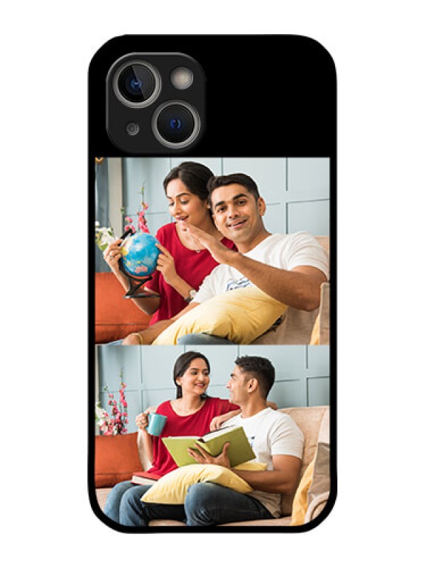 iPhone 14 Custom Glass Phone Case with Photo Printing | Personalized ...