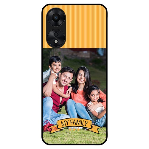 Buy Oppo A78 5G Custom Glass Phone Case - My Family Design