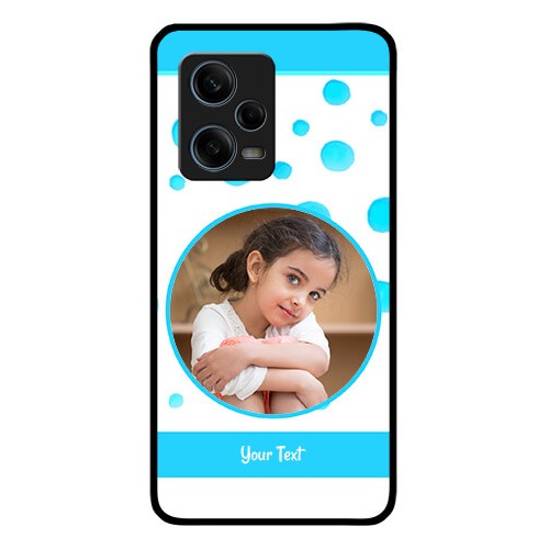 Buy Xiaomi Redmi Note 12 Pro 5G Photo Printing on Glass Case - Blue ...