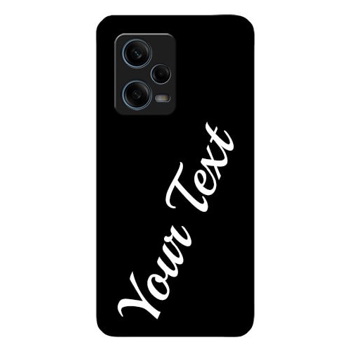 Buy Xiaomi Redmi Note 12 Pro 5G Custom Glass Mobile Cover with Your Name
