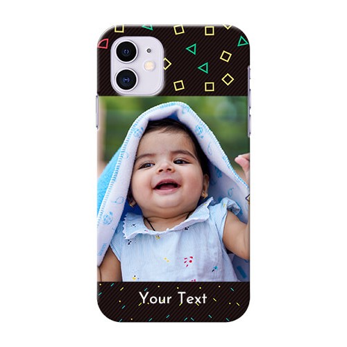 Iphone 11 custom mobile cases with confetti birthday design