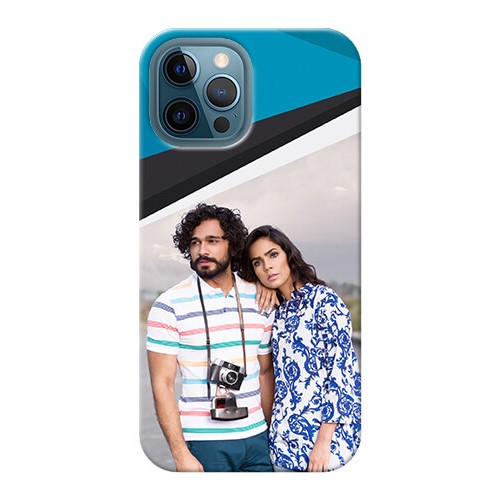Buy iPhone 12 Pro Max Back Covers: Simple Pattern Photo Upload Design
