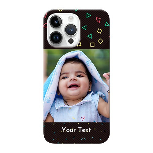 Buy iPhone 14 Pro Max custom mobile cases with confetti birthday design