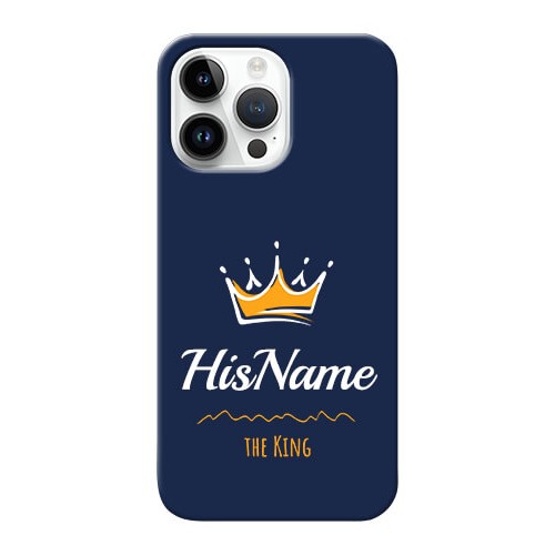 Buy iPhone 14 Pro Max King Phone Case with Name