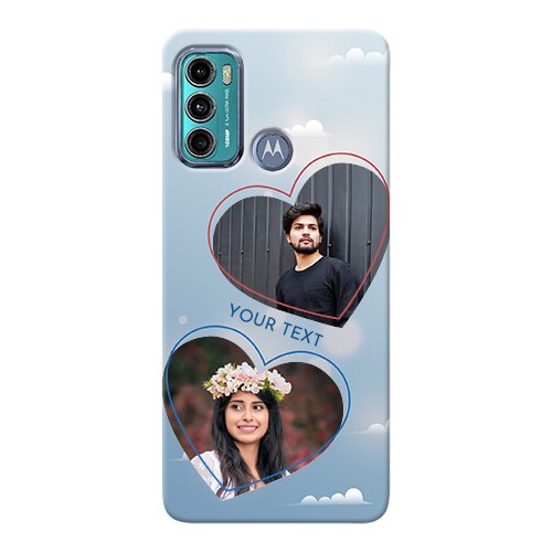 Buy Moto G60 Phone Cases: Blue Color Couple Design