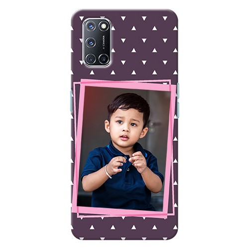 Buy Oppo A52 Phone Cases: Triangle Pattern Dotted Design