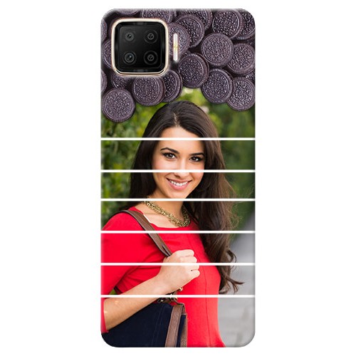 Buy Oppo F17 Custom Mobile Covers with Oreo Biscuit Design