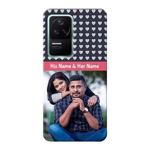 Buy Poco F4 5G Custom Mobile Case with Love Symbols Design