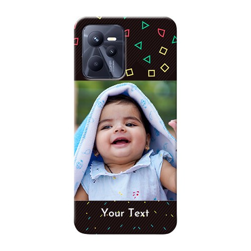 Buy Realme C35 custom mobile cases with confetti birthday design
