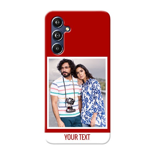 Buy Galaxy A54 5G mobile phone covers: Simple Red Color Design