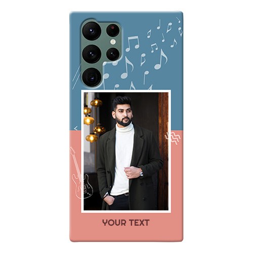 Buy Galaxy S22 Ultra 5G Phone Back Covers with Color Musical Note Design