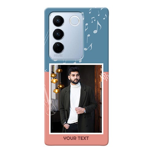 Buy Vivo V27 5G Phone Back Covers with Color Musical Note Design