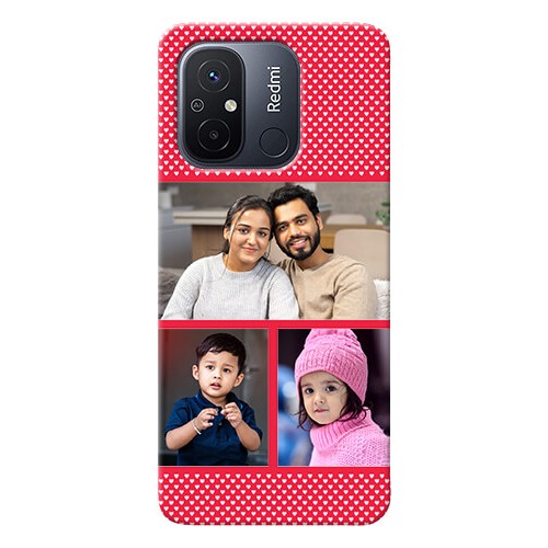 Buy Redmi 12C mobile back covers online: Bulk Pic Upload Design