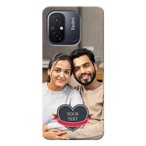 Buy Redmi 12C mobile back covers online: Just Married Couple Design