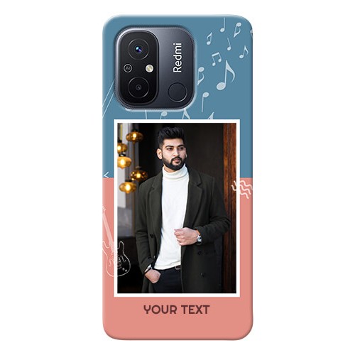 Buy Redmi 12C Phone Back Covers with Color Musical Note Design