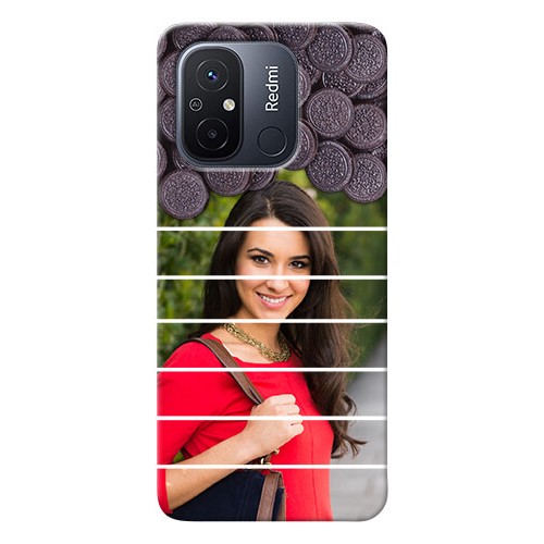 Buy Redmi 12C Custom Mobile Covers with Oreo Biscuit Design