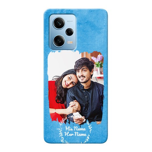 Buy Redmi Note 12 Pro 5G custom mobile cases: Blue Color Vintage Design