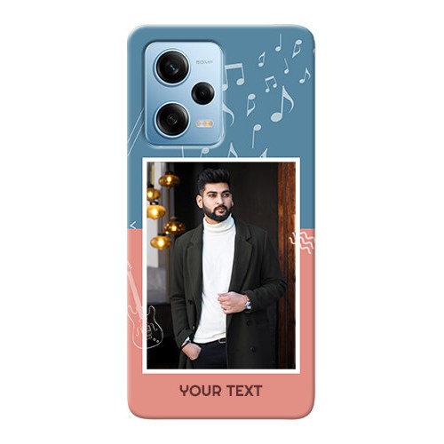 Buy Redmi Note 12 Pro 5G Phone Back Covers with Color Musical Note Design