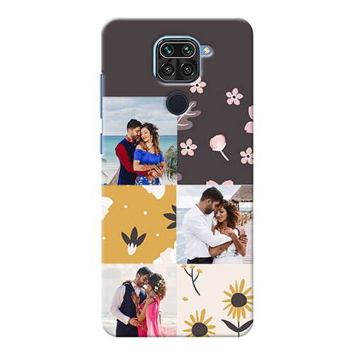 Buy Redmi Note 9 phone cases online: 3 Images with Floral Design