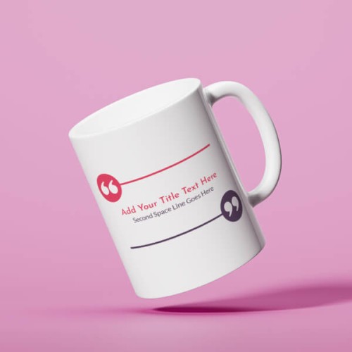 Corporate Mug With Custom Message Design On Mug