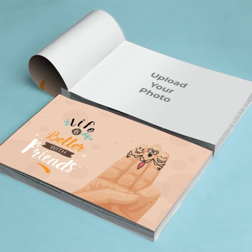 Buy Life is better with Friends quote cover design