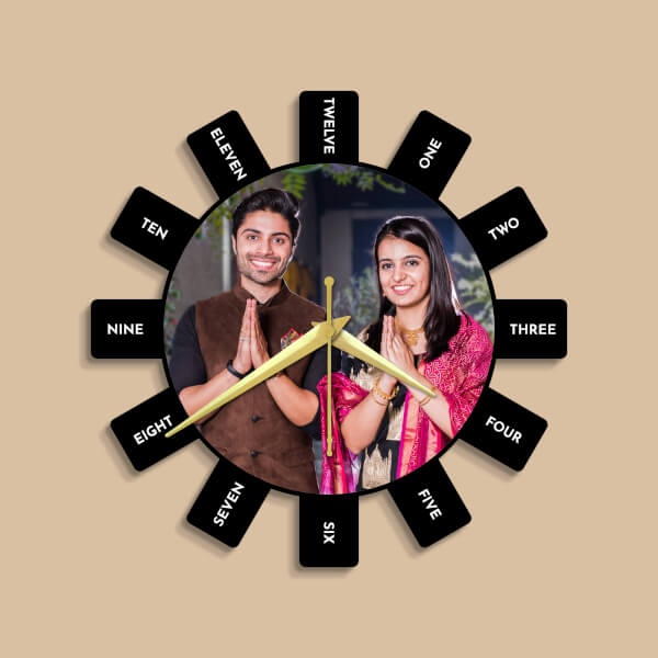 Personalized Acrylic Photo Wall Clocks with your photo printing ...