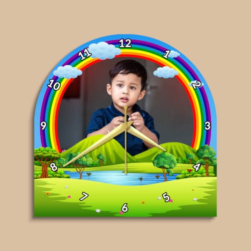 Buy Full Pic Dome Shaped Clock With Forest Environment Foreground ...