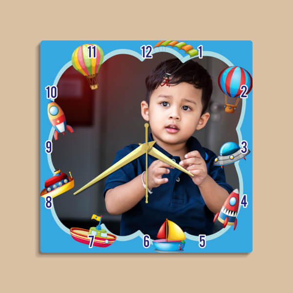 Personalized Acrylic Photo Wall Clocks with your photo printing ...