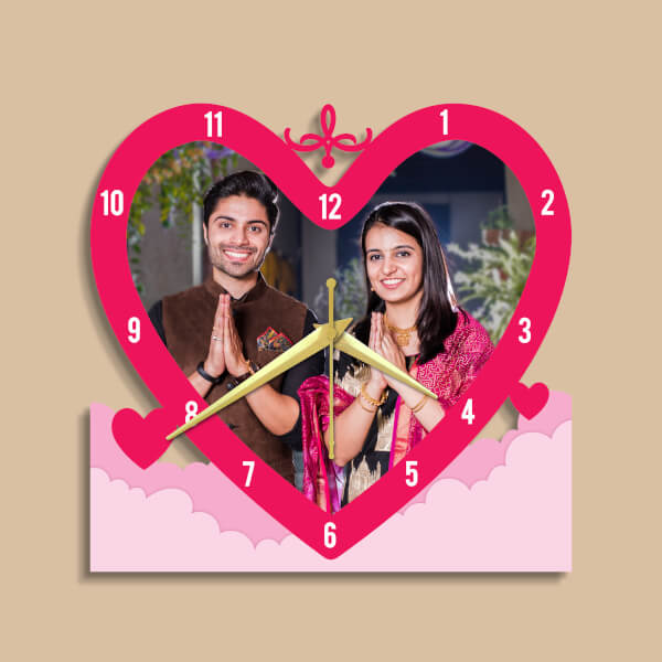 Personalized Acrylic Photo Wall Clocks with your photo printing ...