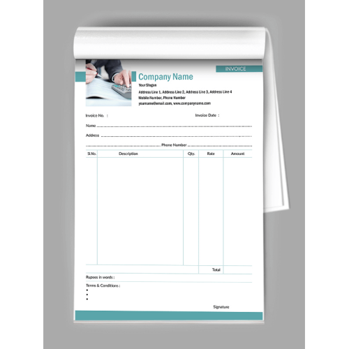 Accountant Bill Book Design