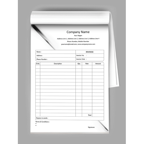 Advocate Bill Book Design