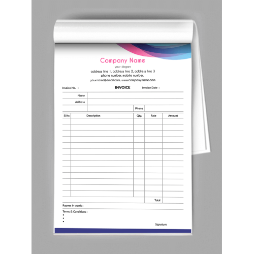 Premium Bill Book Design