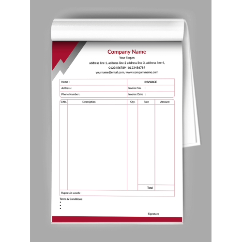 Premium Bill Book Design