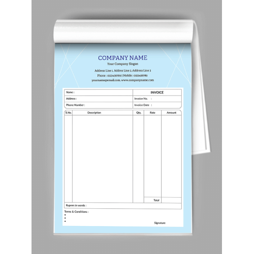 Professional Bill Book Design