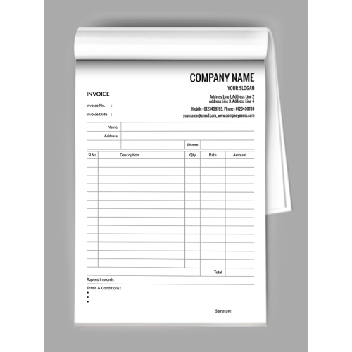 Advocate Bill Book Design