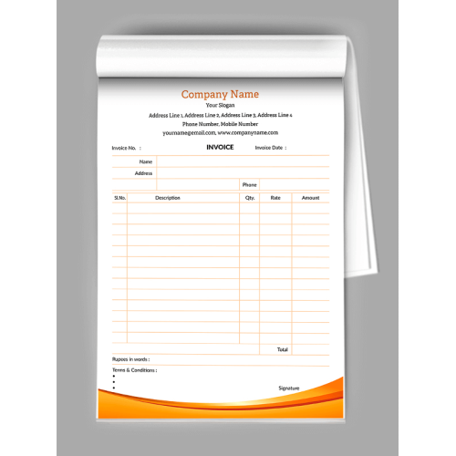 Premium Bill Book Design