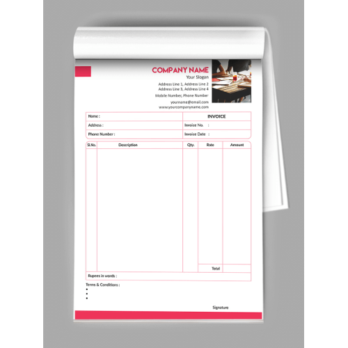 Consultancy Bill Book Design