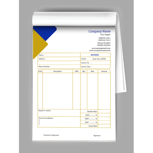Electrician Bill Book