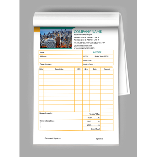 Construction Bill Book
