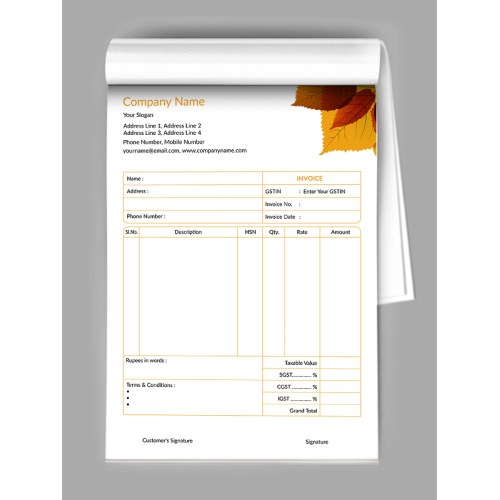 Interior Designer Bill Book