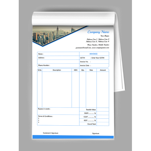 professional Bill Book